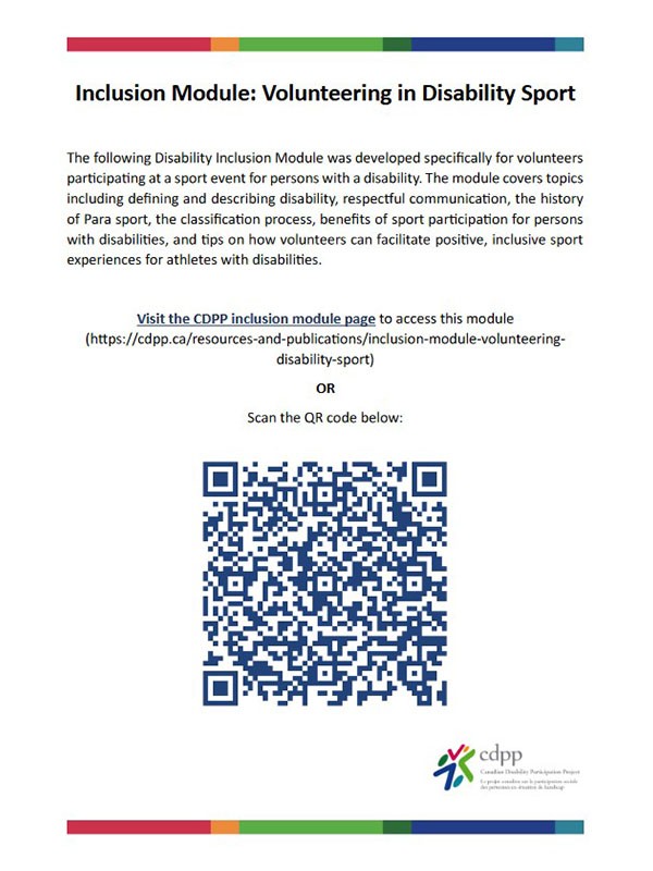 Parasport Ontario - Disability Inclusion Module